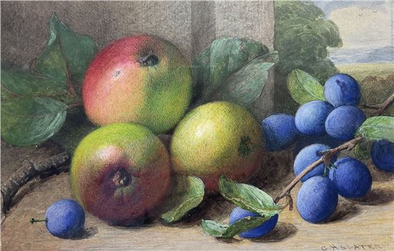 Charles Henry Slater | Still Life of Apples | MutualArt