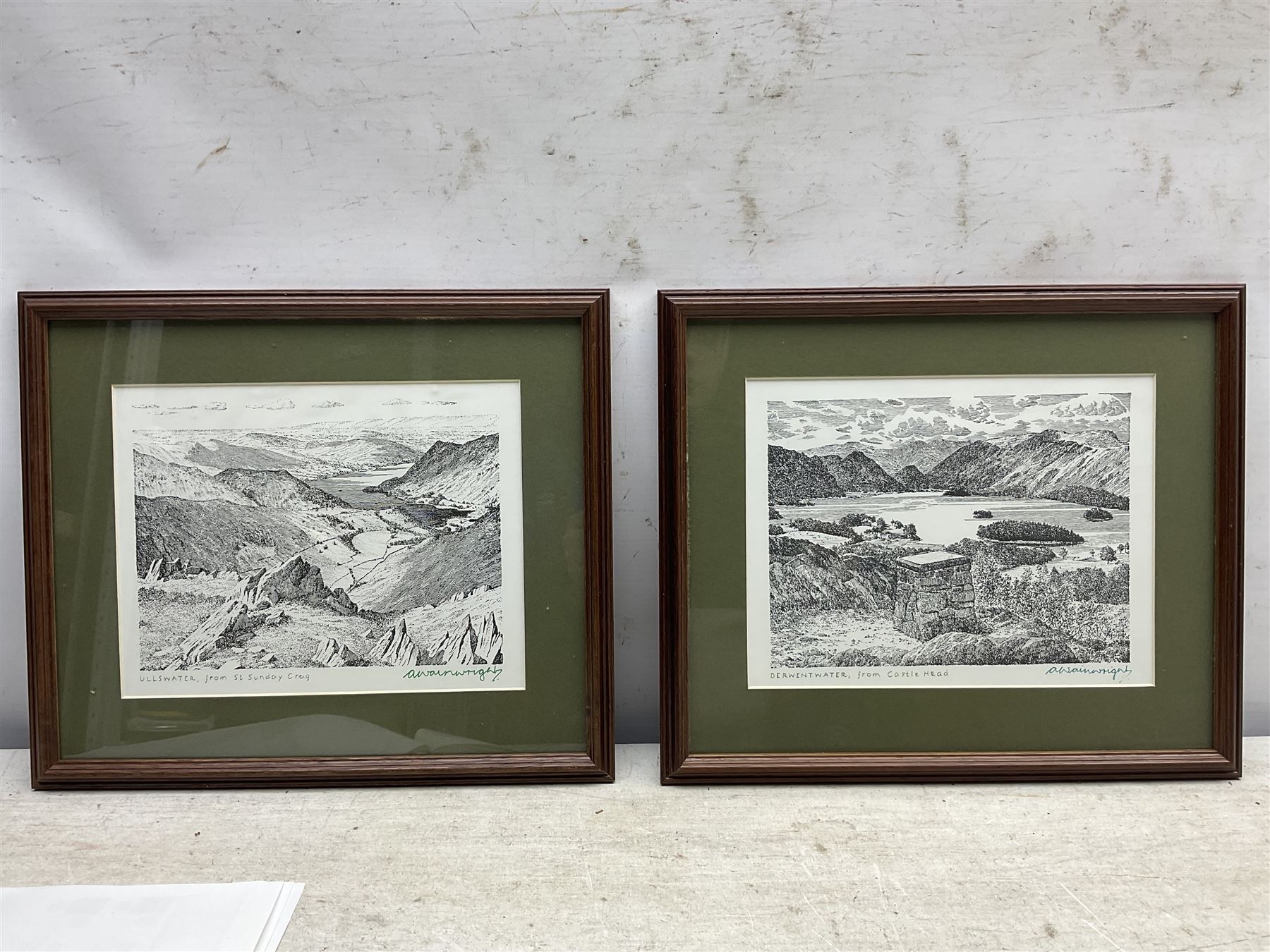 Alfred Wainwright | The Bridge at Barnard Castle' 'Ashness Bridge ...