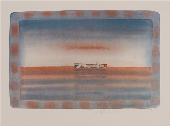 Jean-Michel Folon | Le navire | MutualArt