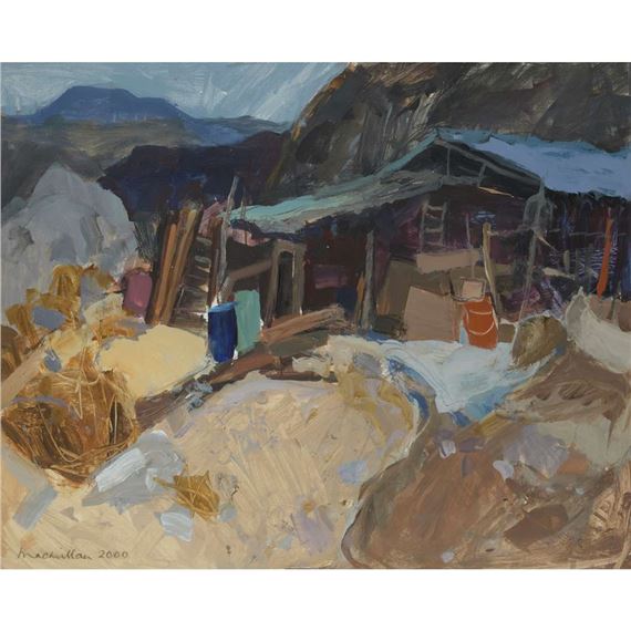 Sheila MacNab MacMillan | OLD SHEDS ABOVE MONTEJAQUE, SPAIN, 2000 (2000 ...