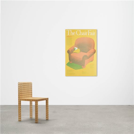 Milton Glaser | The Chair Fair poster (1986) | MutualArt