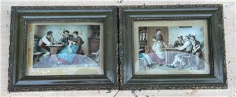 Rudolf Epp | PAIR OF CRYSTOLEUMS AFTER PAINTINGS BY RUDOLF EPP ENTITLED ...