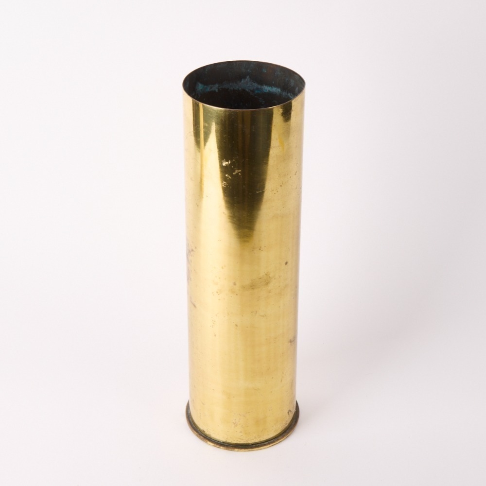 Large | A Large Brass Bullet Casing Vase | MutualArt