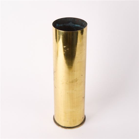 Large | A Large Brass Bullet Casing Vase | MutualArt