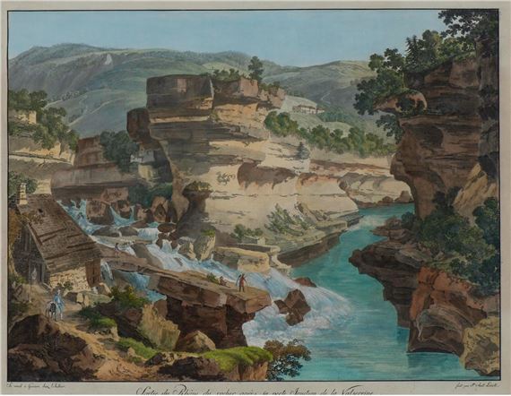 Jean-Antoine Linck | Sortie du Rhône du rocher après sa perte, Jonction ...