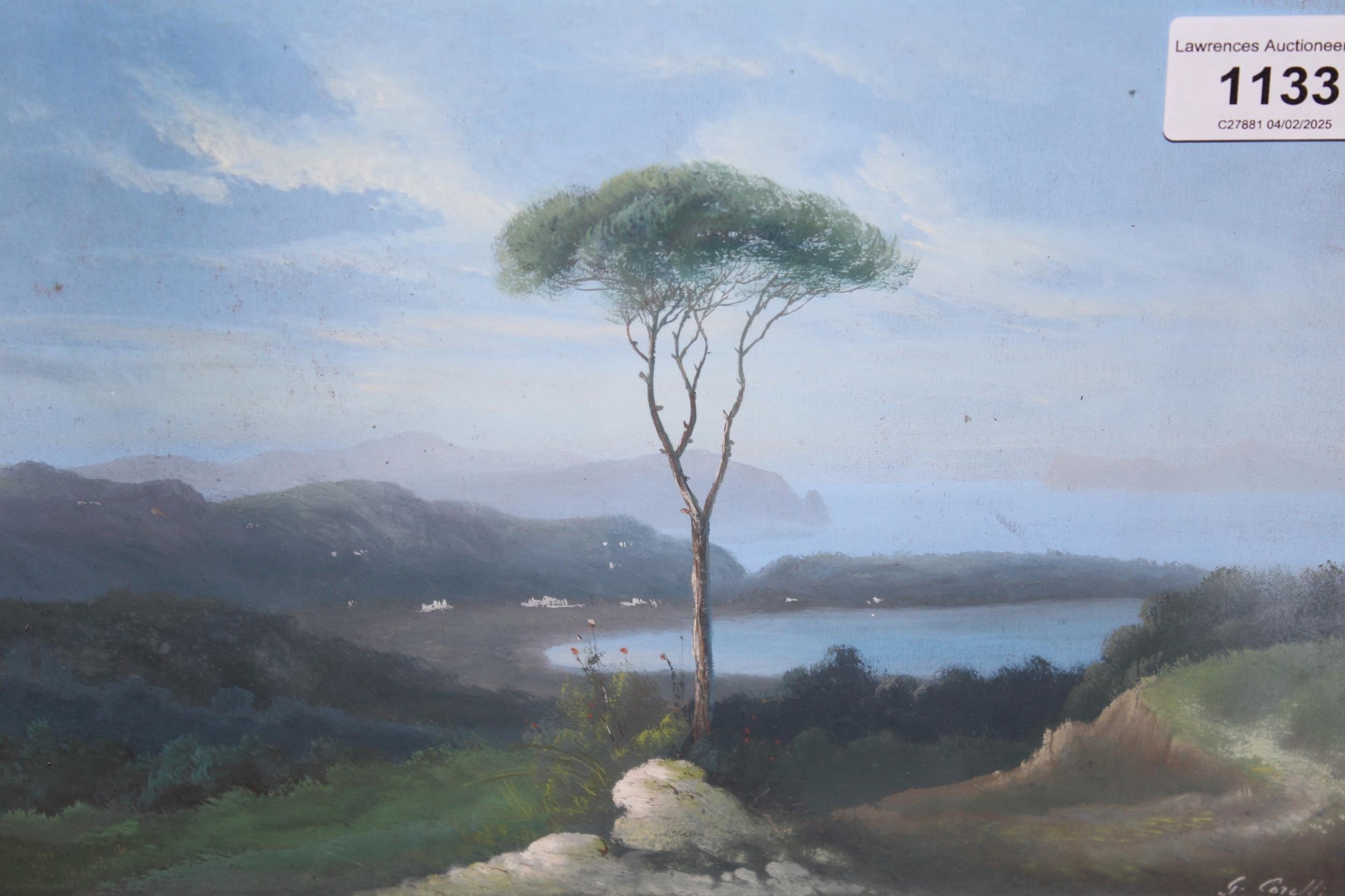 G. Carelli | the coastline from Sorrento and Lake Avernus | MutualArt