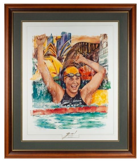 Cliff Sheldrake | AUSTRALIAN SWIMMERS GRANT HACKETT AND SUSIE O'NEILL ...