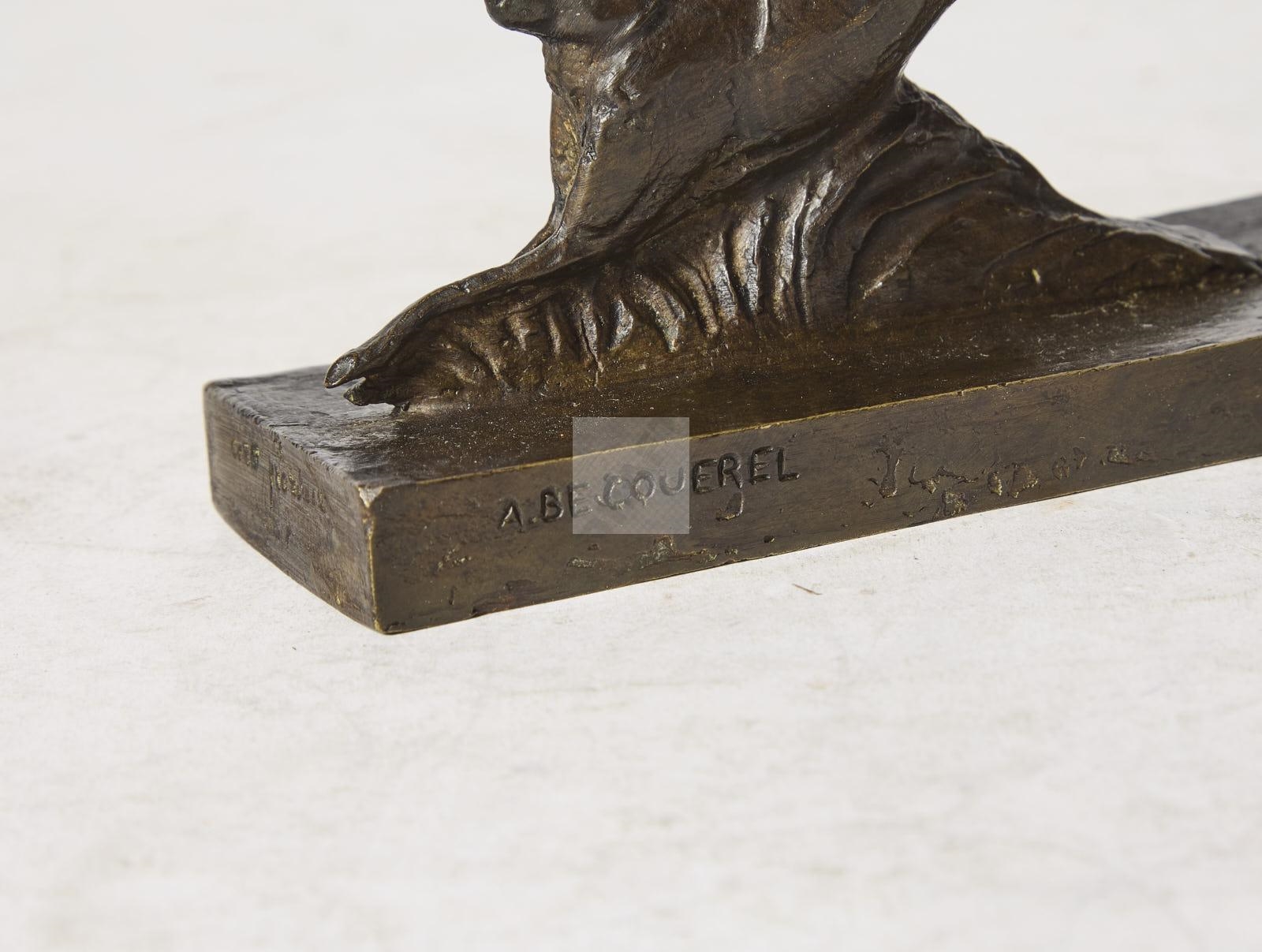 André Vincent Becquerel | Lièvre courant (Circa 1940) | MutualArt