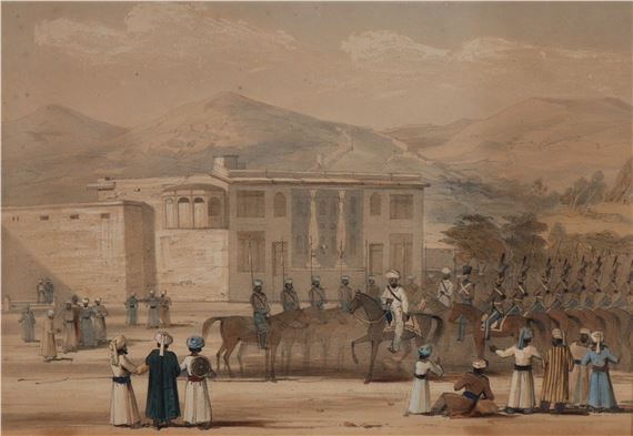 Thomas Wingate | The Entry of Shah Sooja into Cabool & The Prisoners in ...