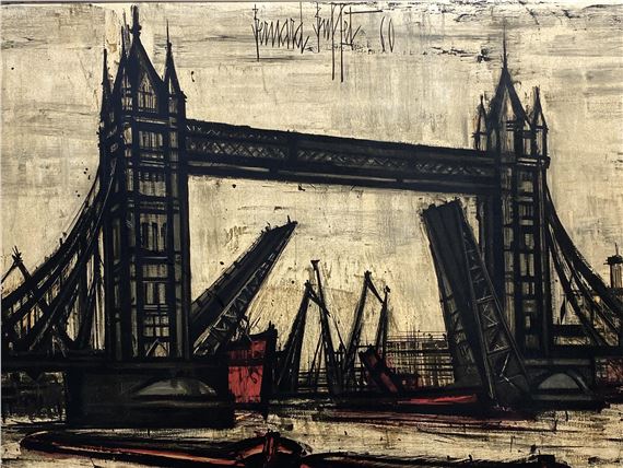 Bernard Buffet | Tower Bridge | MutualArt