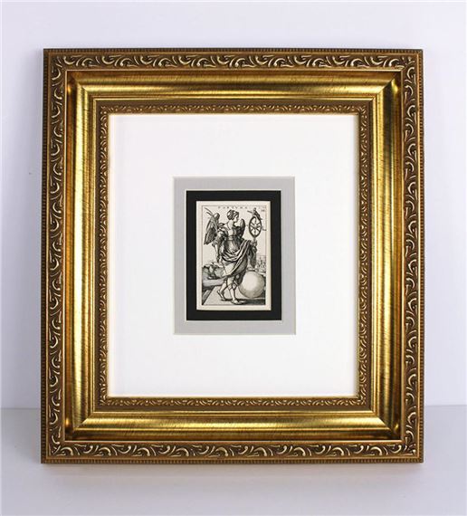 Hans Sebald Beham | Barthel Beham Fortune Antique engraving Framed ...