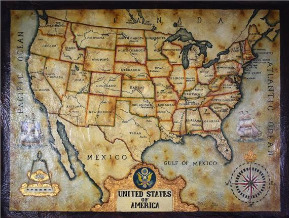 Julius Lira Salazar | Large Detailed Original Oil Painting United ...