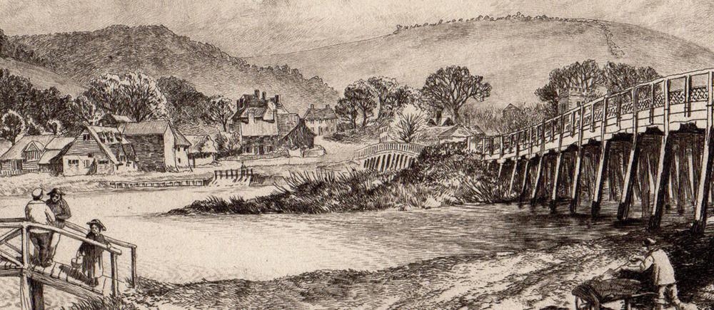 Alfred Dawson | Alfred Dawson Streatley etching signed | MutualArt
