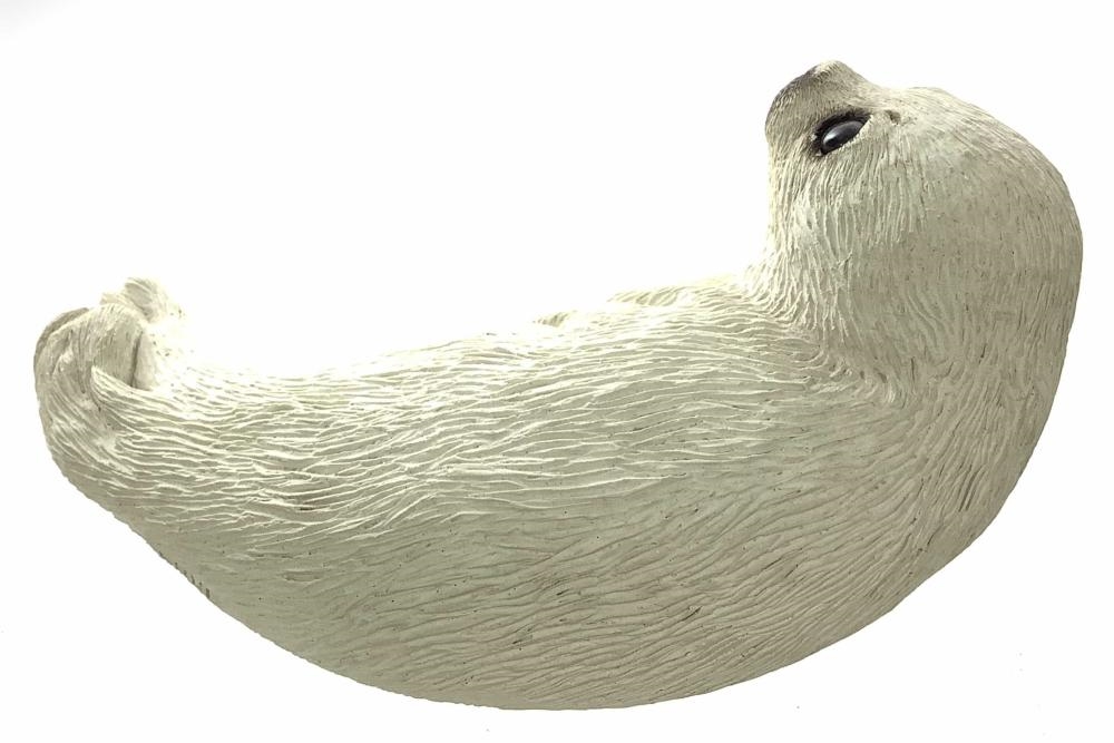Sandra Brue | Vintage 1981 Sandra Brue Signed Sandcast Seal | MutualArt
