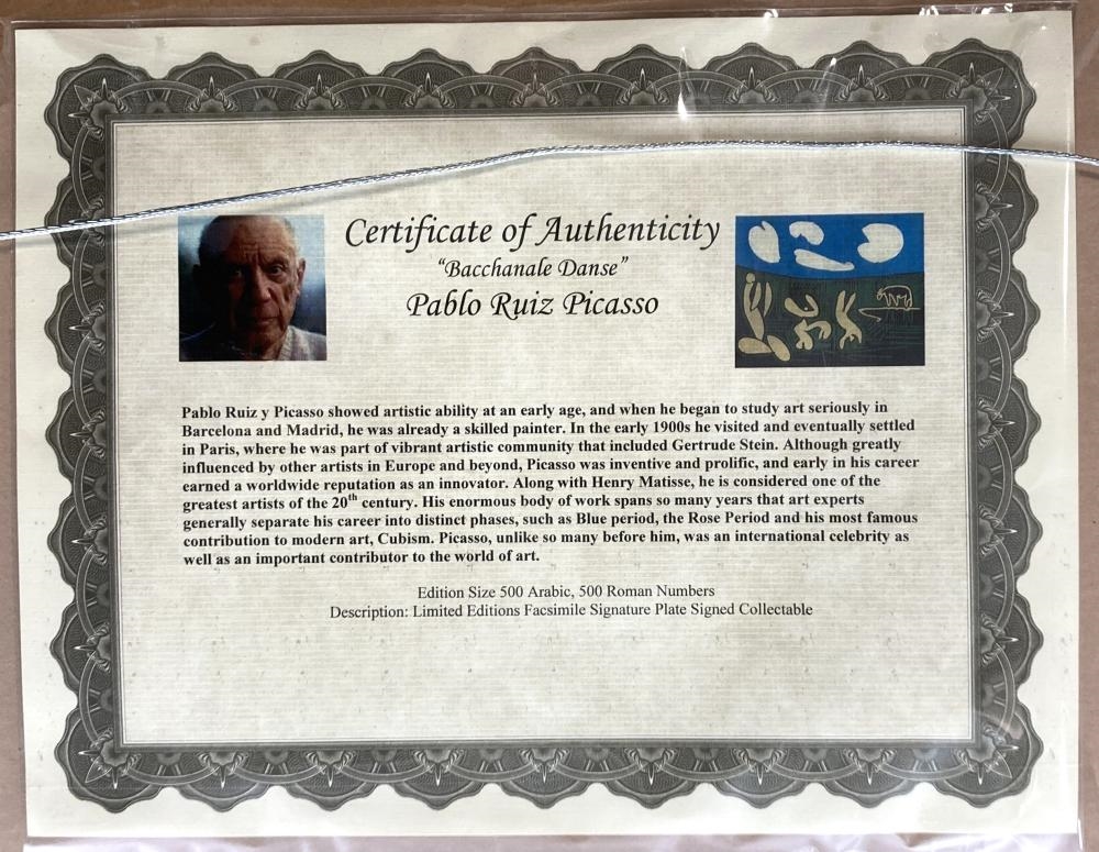 Pablo Picasso | Pablo Ruiz Picasso Limited Edition Collectable | MutualArt