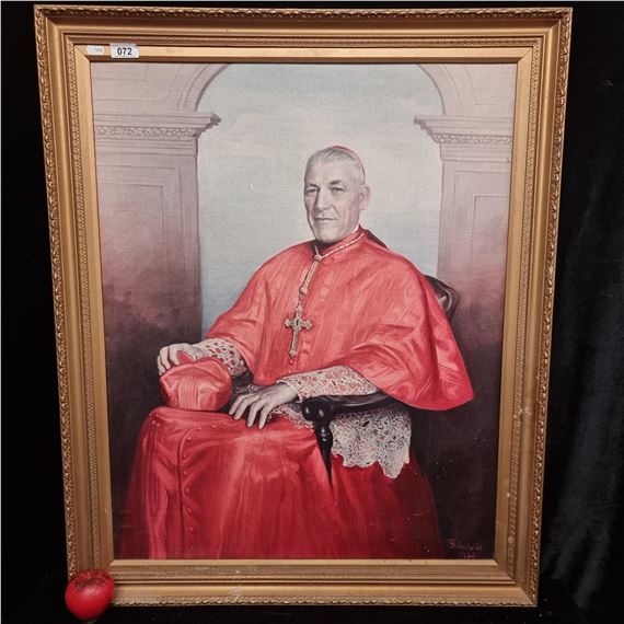Bernard Godwin | A portrait of Cardinal Cushing | MutualArt