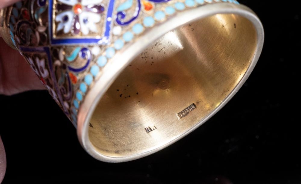 Duncan Urquhart & Napthali Hart | 4) RUSSIAN SILVER & CLOISONNE ENAMEL ...