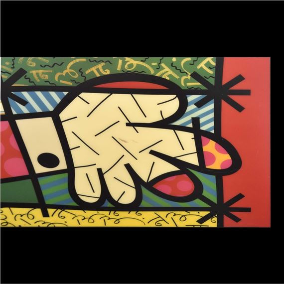 Romero Britto | The Hug (1993) | MutualArt