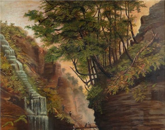 James Hope | Rainbow Falls at Watkins Glen New York Finger Lakes Region ...