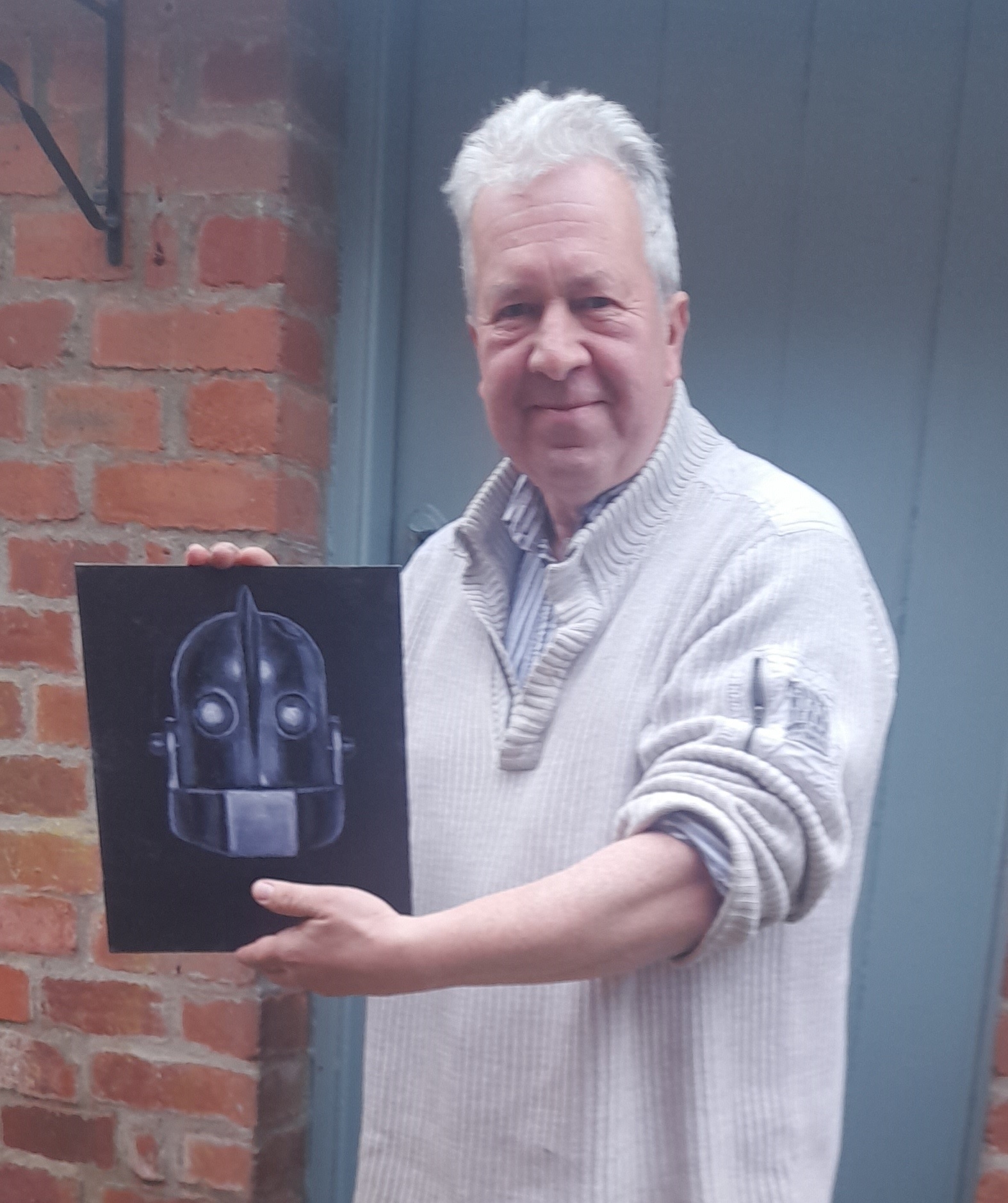 Richard Bazley | THE IRON GIANT - ORIGINAL PAINTING BY RICHARD BAZLEY ...