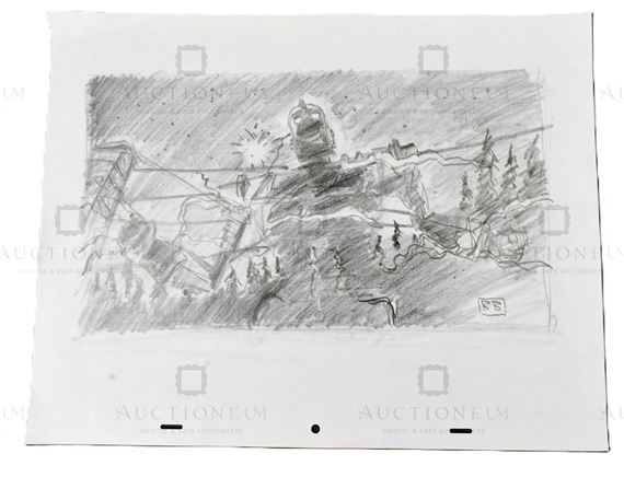 Richard Bazley | THE IRON GIANT - ORIGINAL DRAWING BY RICHARD BAZLEY ...