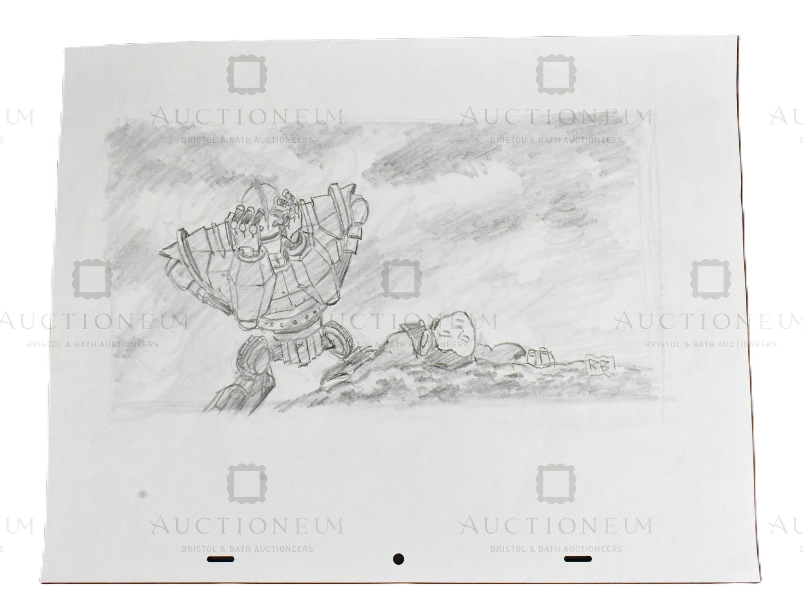 Richard Bazley | THE IRON GIANT - ORIGINAL DRAWING BY RICHARD BAZLEY ...
