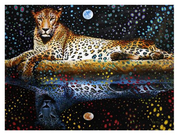 Vera V. Goncharenko | Vera V. Goncharenko- Original Giclee on Canvas The Boss | MutualArt