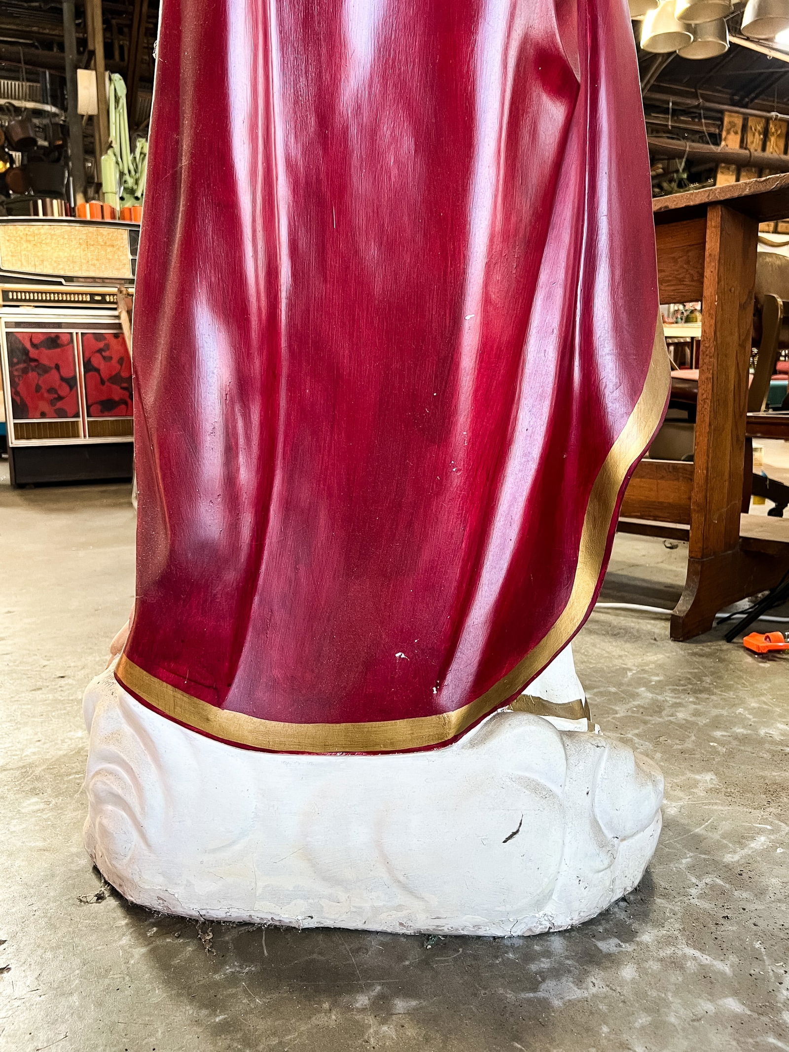 Jon Haber | Sacred Heart of Jesus Plaster Figure Sculpture (1997 ...