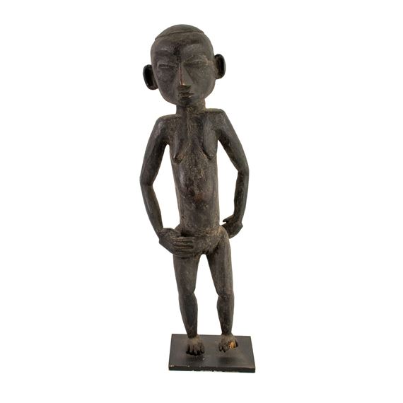 African School | African Ivory Coast Hand Carved Ebony Fertility Idol ...
