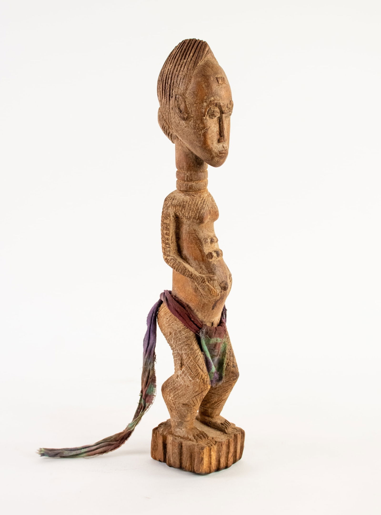 African School | African Cote D'Ivoire Baule Male Figure Sculpture ...