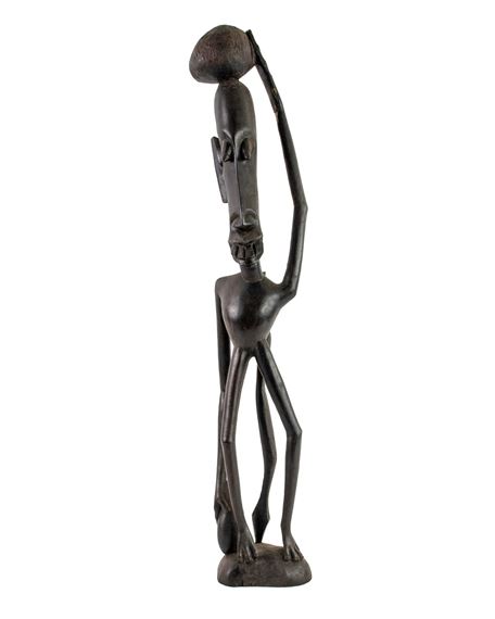 African School | African Makonde Carved Ironwood Shetani Sculpture ...