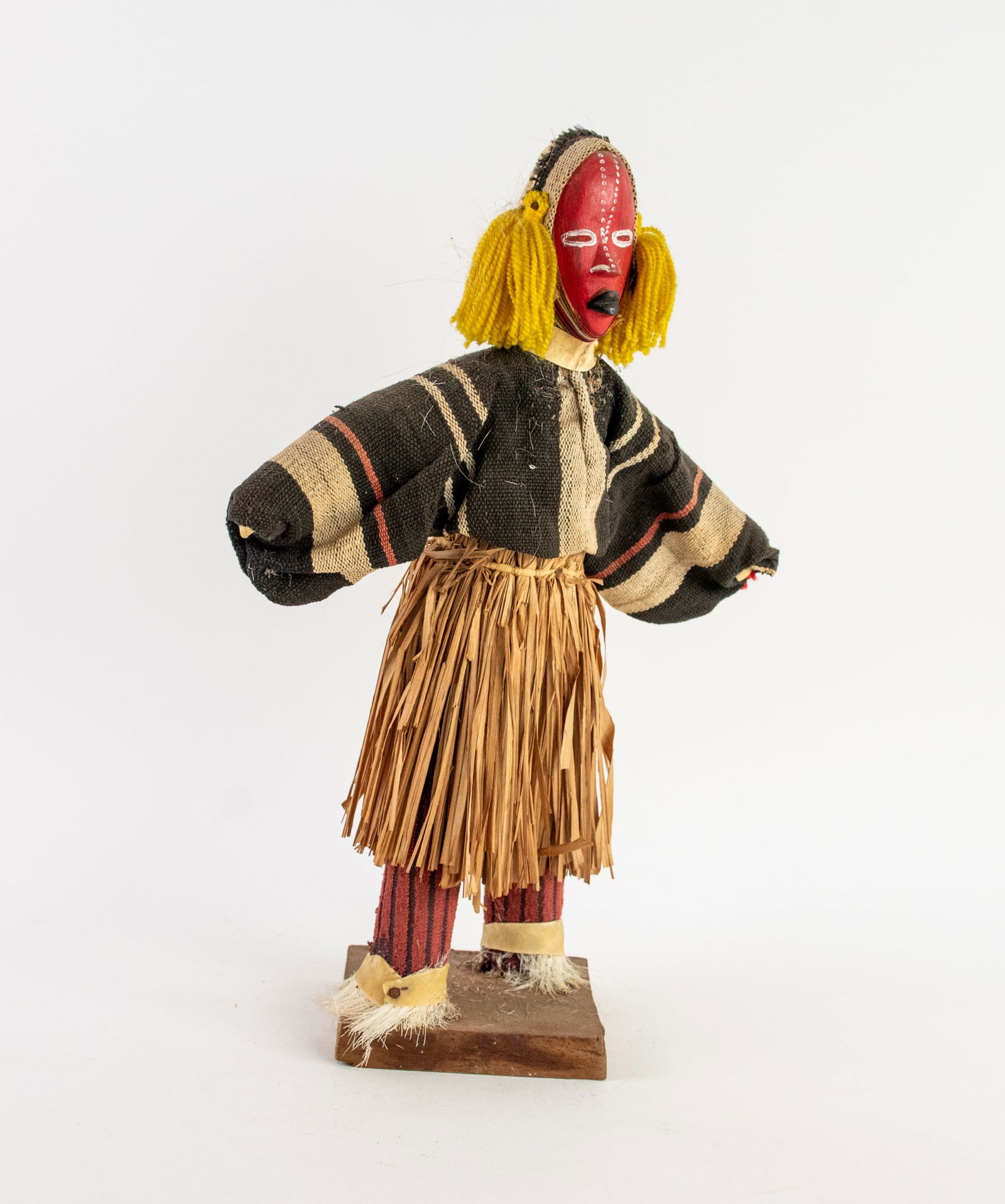 African School | African Ivory Coast Deangle Dan Dancer Doll | MutualArt
