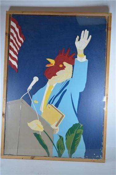 Fred Armstrong | Rooster @ The PulPit | MutualArt