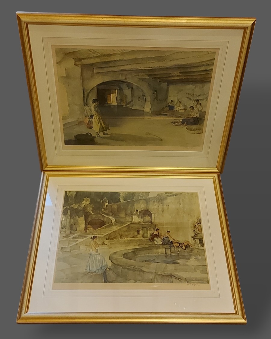 William Russell Flint | A pair of Russell Flint artist proof prints ...