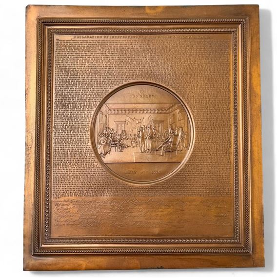 Sam Black | Samuel Black Plaque with Declaration of Independence ...