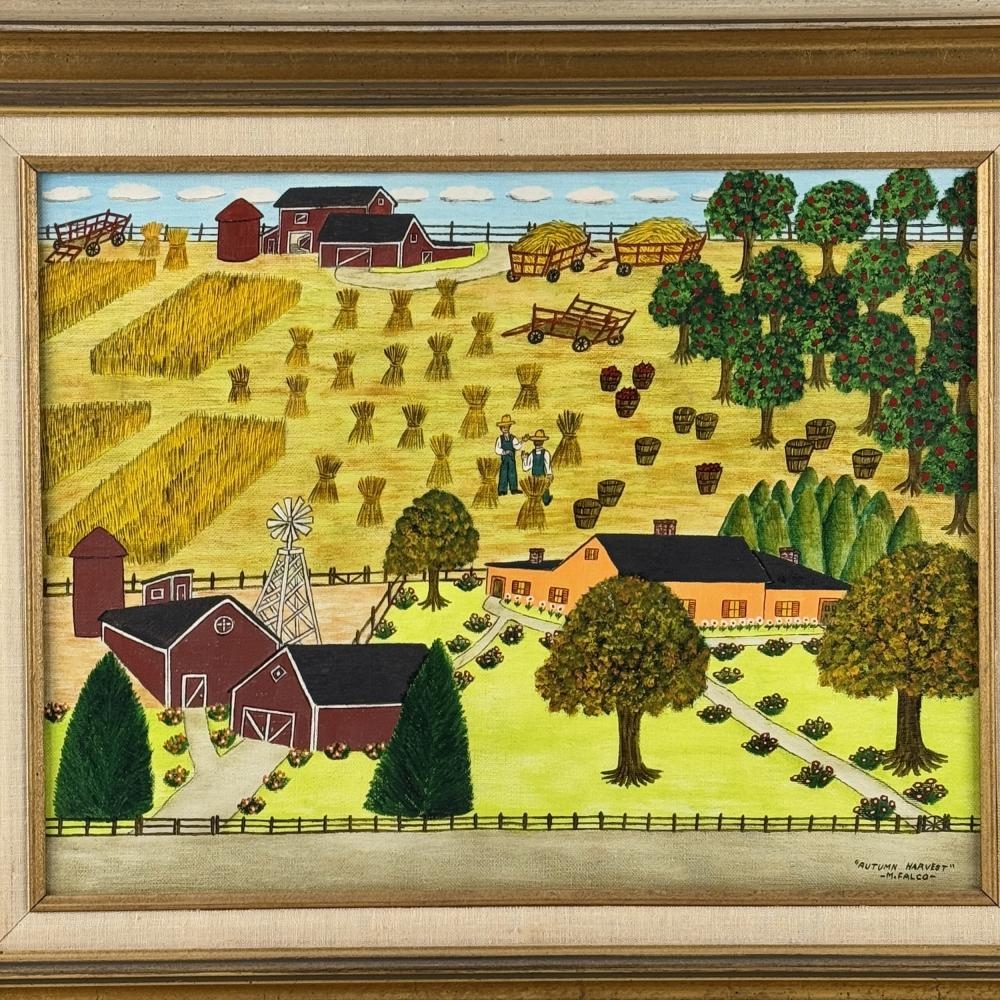 Michael Falco | Michael Falco American Folk Art Landscape | MutualArt