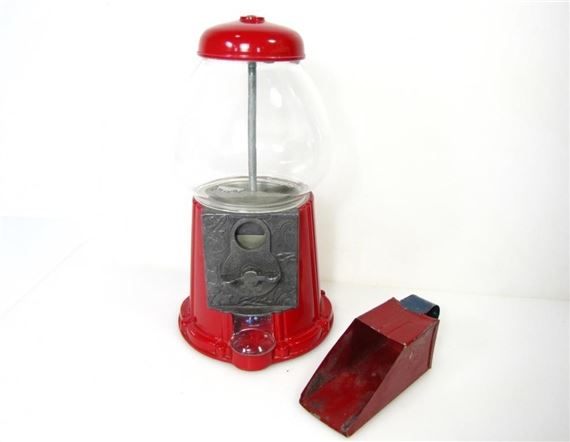Machine | GUMBALL MACHINE AND METAL SCOOP | MutualArt