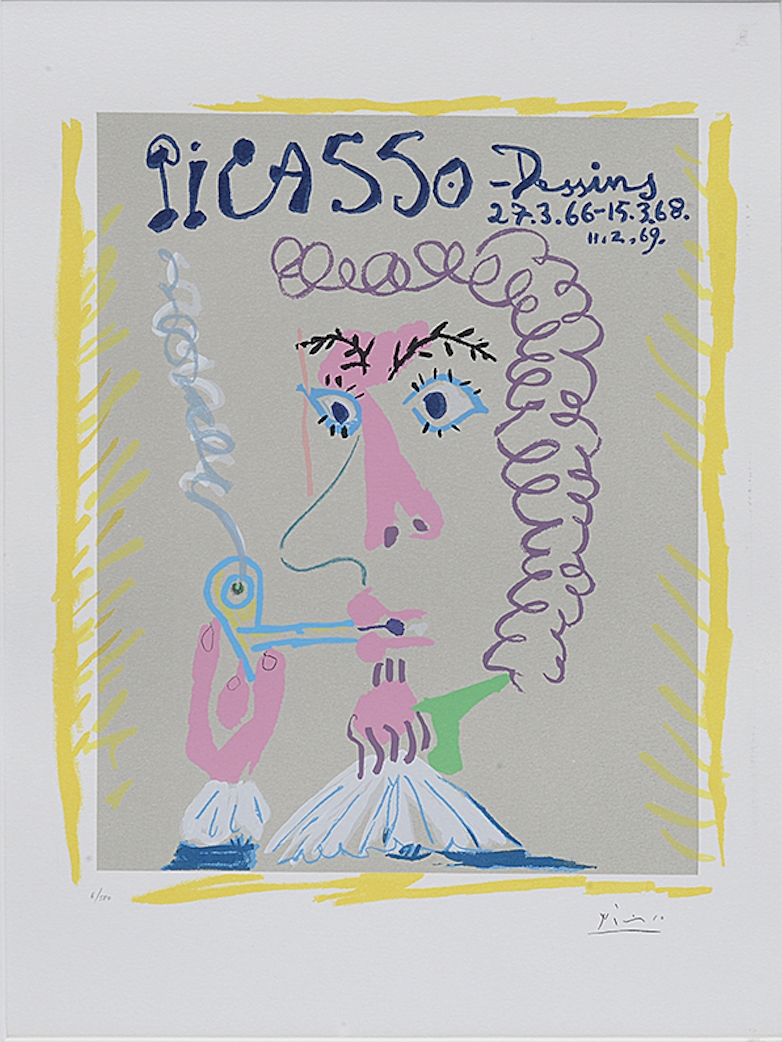 Pablo Picasso | Dessins Pipe Fumeur | MutualArt