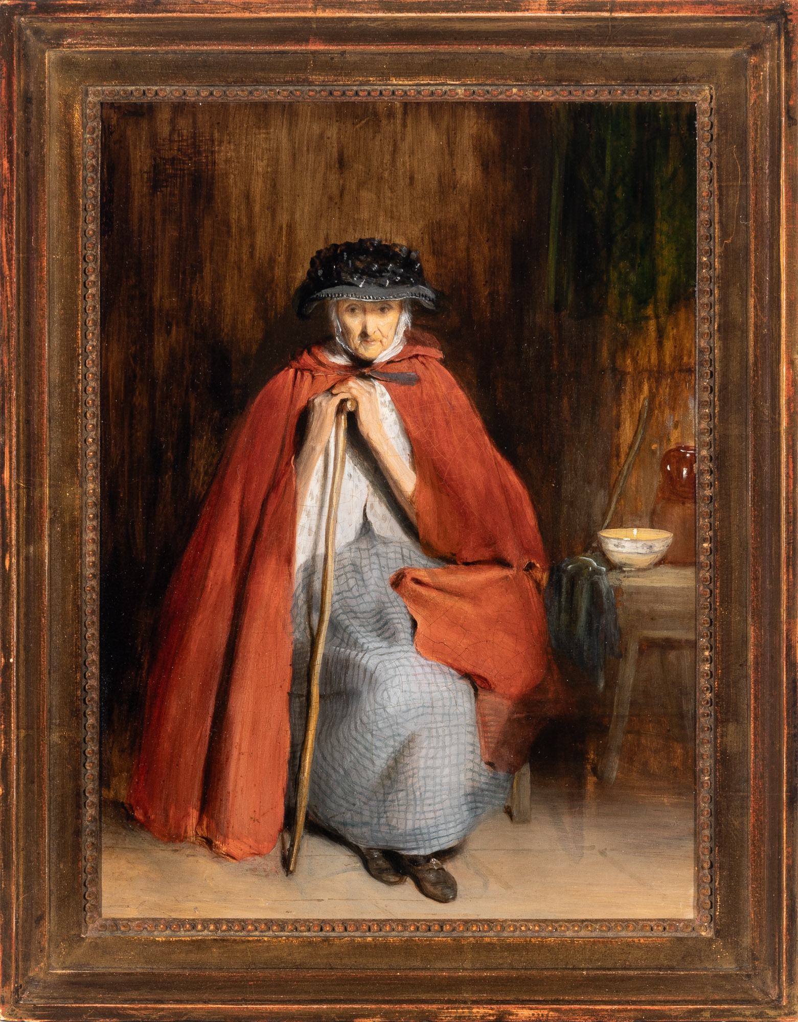 Thomas Webster | Portrait of Biddy | MutualArt