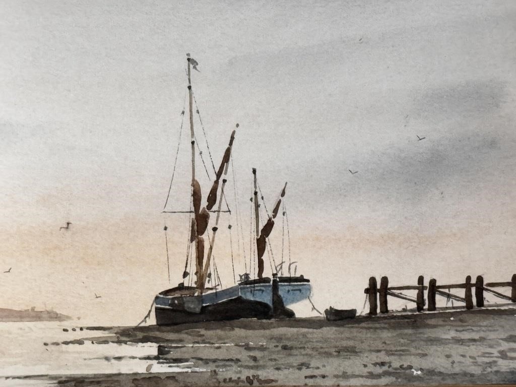 Alan Whitehead | WELL DONE ALAN WHITEHEAD SIGNED WATERCOLOR | MutualArt