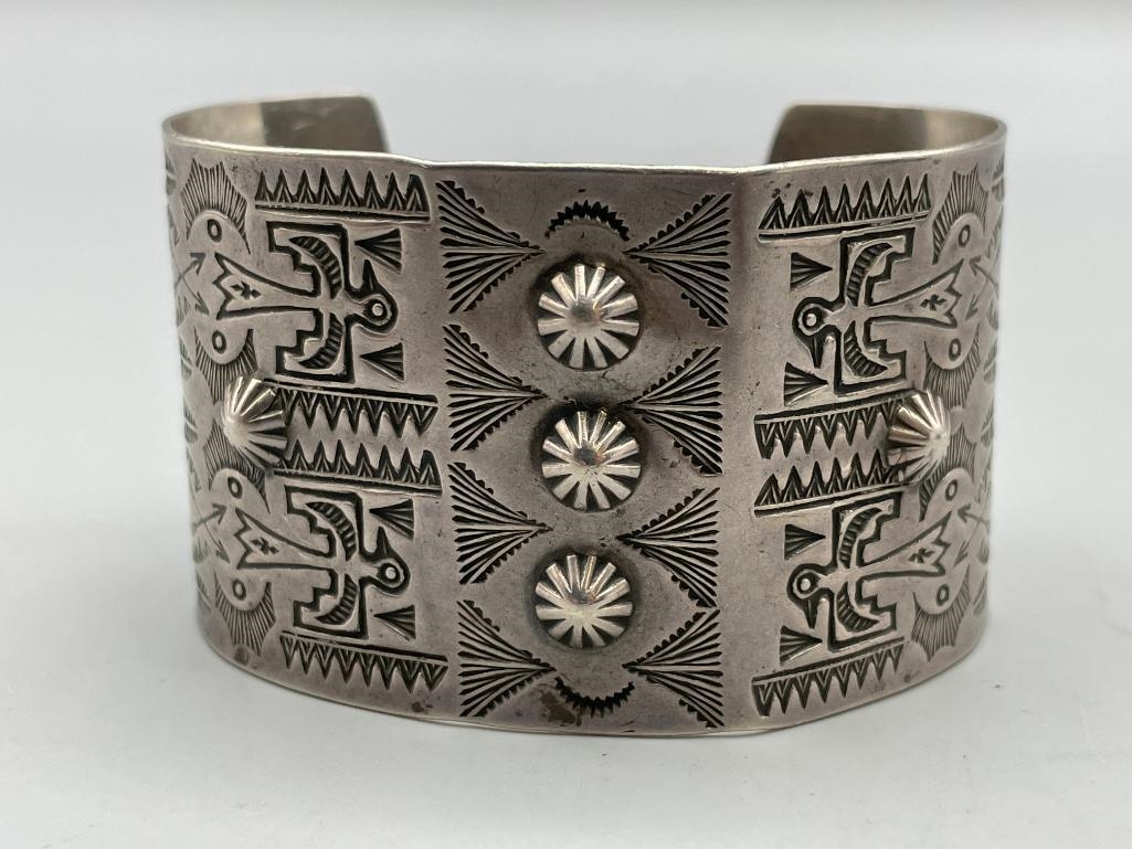 Peter & Ann Bateman | 1920s To 1930s Wide Sterling Silver Bracelet ...