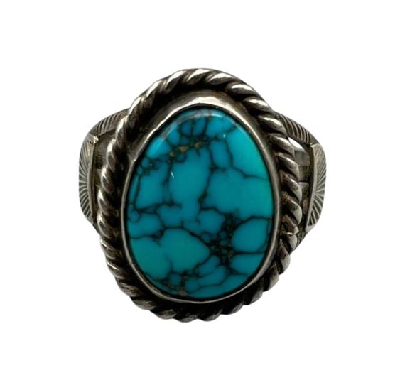 Wonder | Wonder Turquoise Ring By Ike And Katherine Wilson (1920s ...