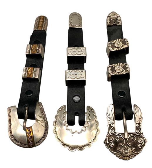 Three | Three Ranger Buckle Sets (1991) | MutualArt