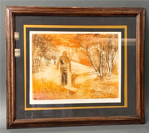 Joan Purcell | Sunday Walk | MutualArt