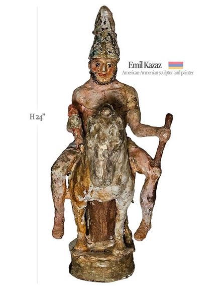 Emil Kazaz | Emil Kazaz Horseman Sculpture | MutualArt