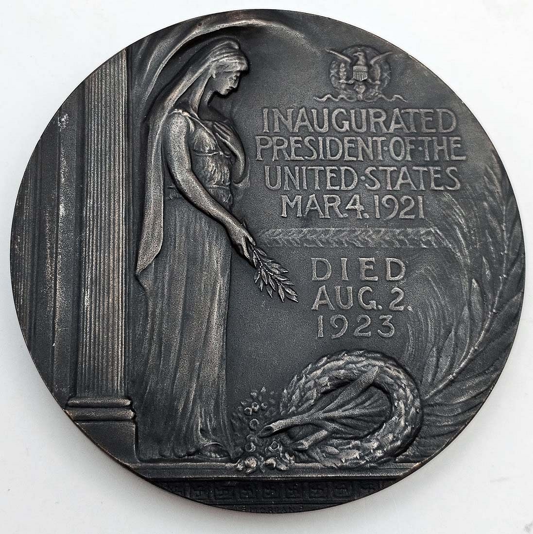 Harding | Warren G. Harding Presentation Medal (1921) | MutualArt