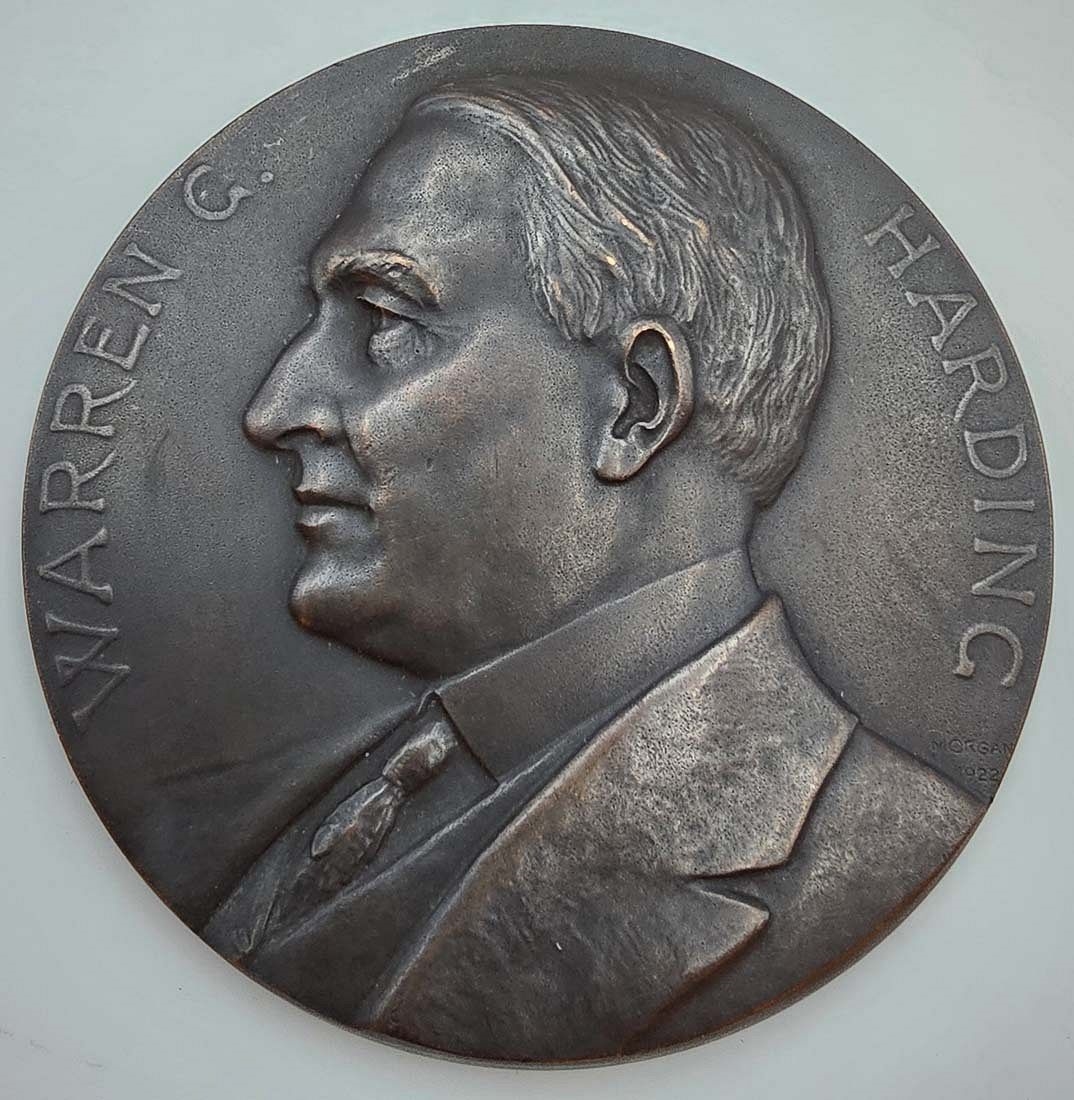 Harding | Warren G. Harding Presentation Medal (1921) | MutualArt