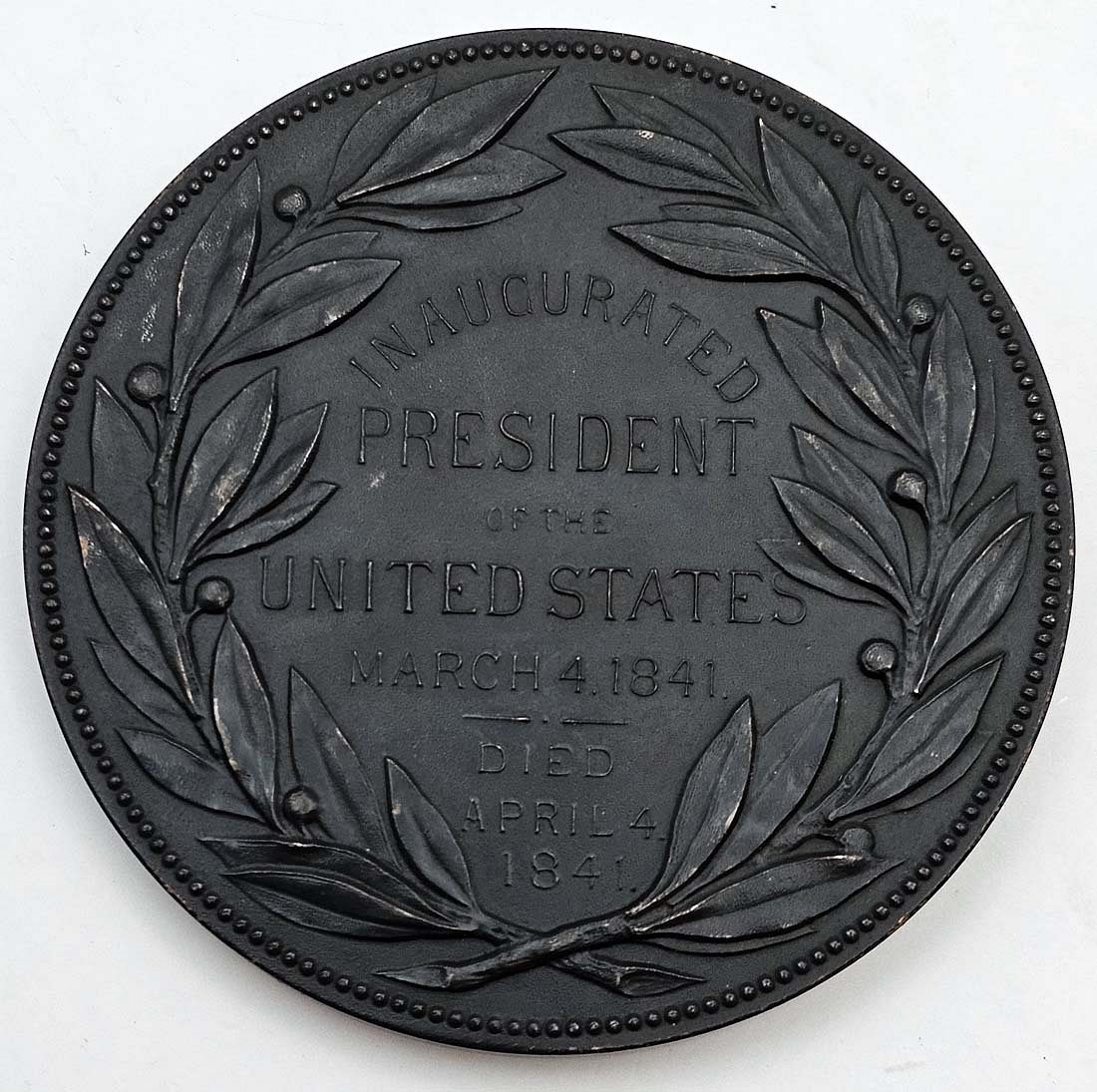 William Henry Harrison | William Henry Harrison Presentation Medal ...