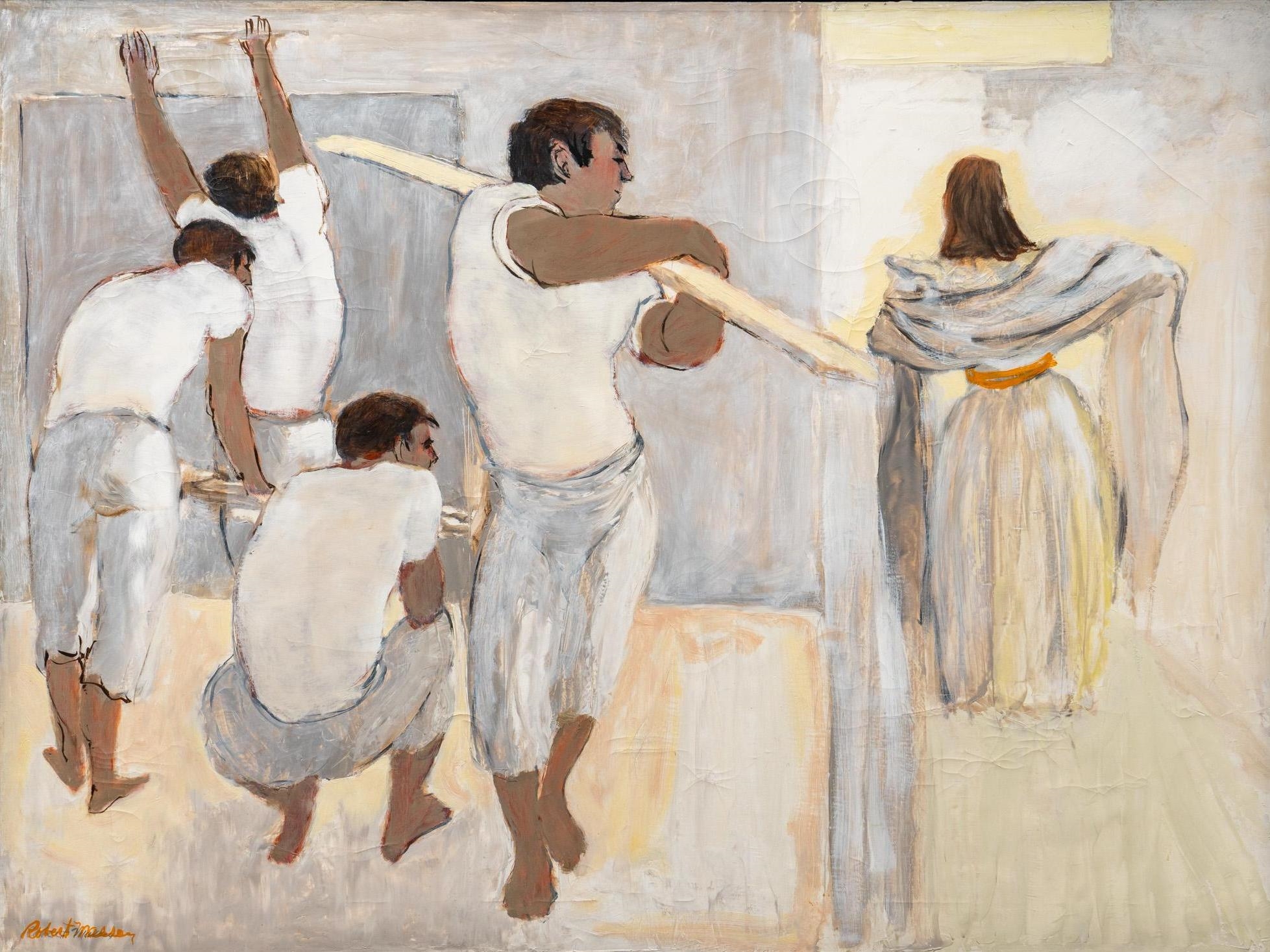 Robert Massey | Market Scene | MutualArt