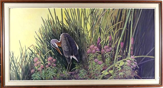 Robert Milner | Untitled: Resting Crane | MutualArt